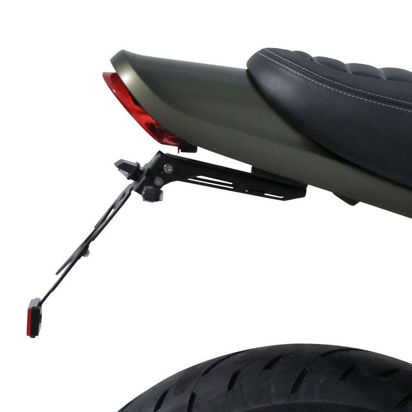 ermax kawasaki Z900 RS 2018 2019 2020 2021 support de plaque ALU noir ...