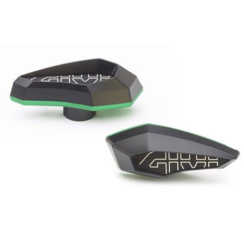 GIVI engine motorcycle buffers skates protection insert SLIDER - GREEN ...