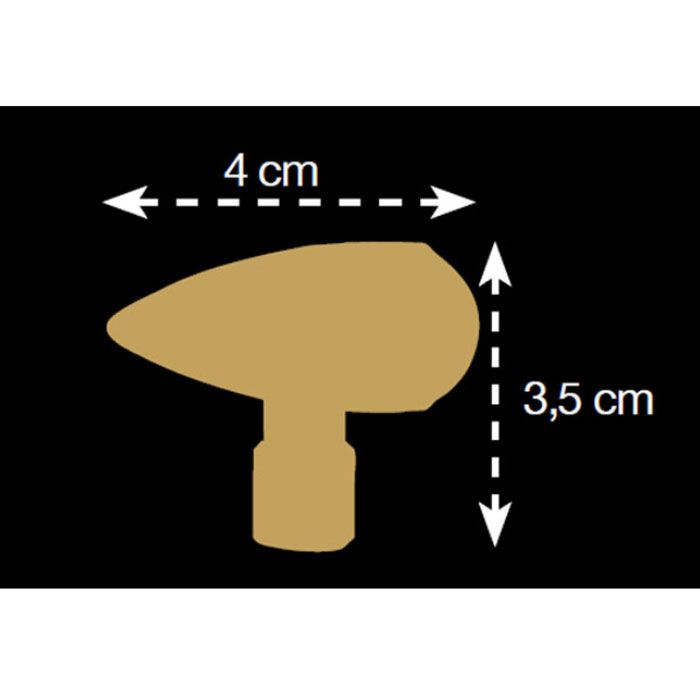 CHAFT pair of universal led CAPTAIN indicators CE approved for motorcycle