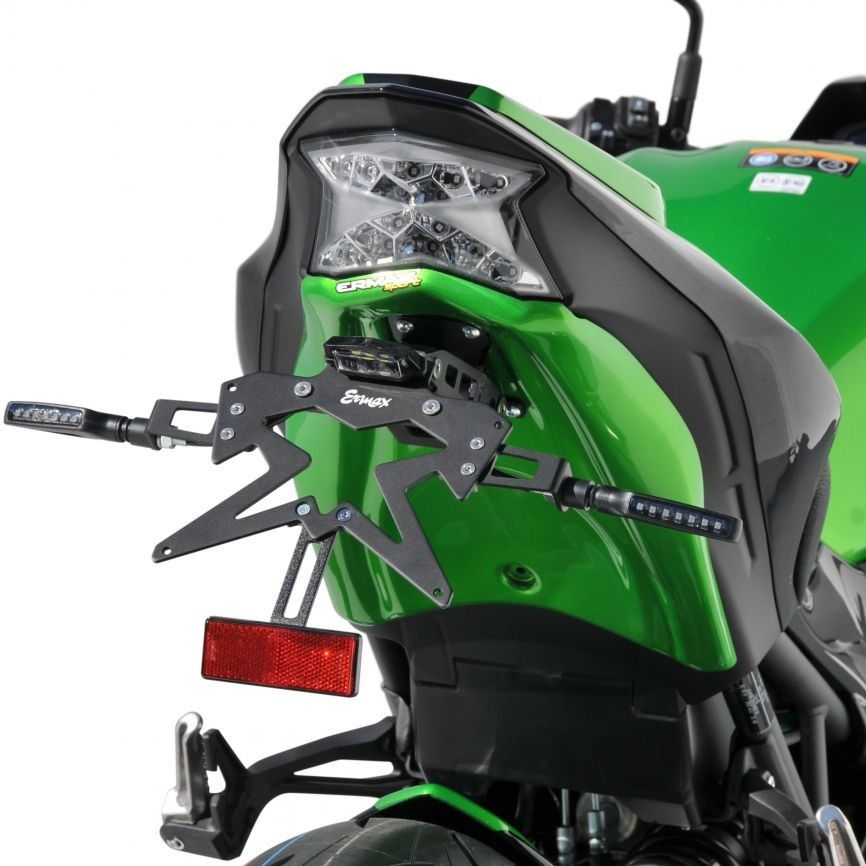 ermax kawasaki Z900 2020 2021 black ALU SUP10 license plate holder ...