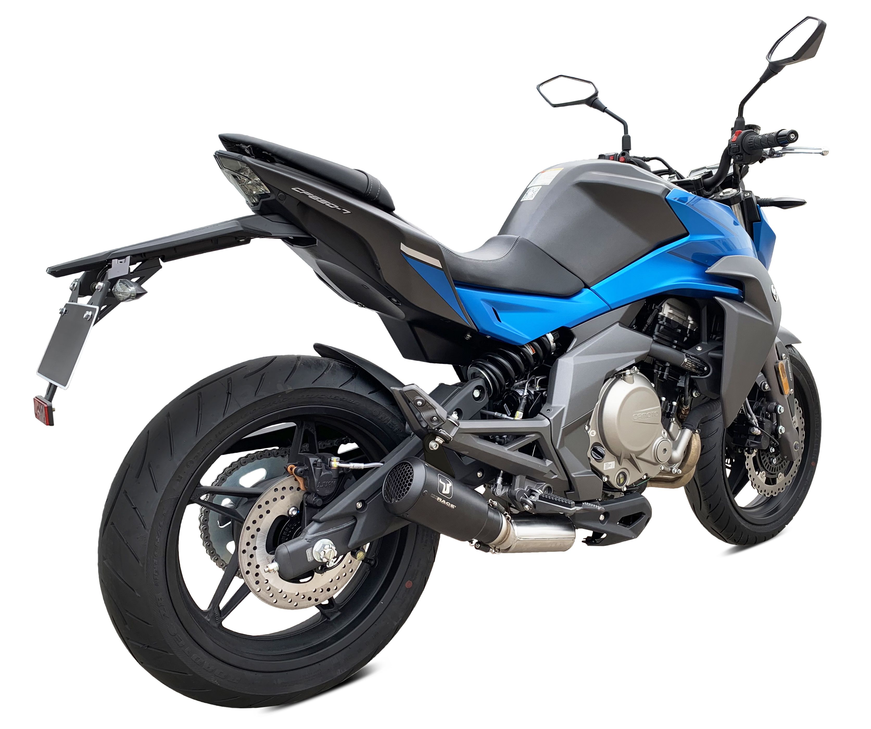 ixrace-cf-moto-nk-400-650-2019-2023-mk2b-black-exhaust-pipe-af3230sb ...
