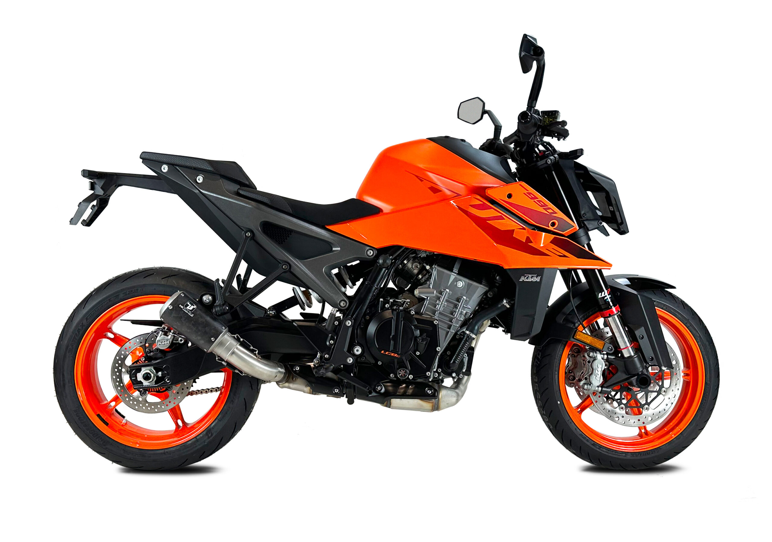 IXRACE KTM DUKE 990 / 2024 MK2 CARBONE FORGED silencer AM3284CX EURO 5 ...