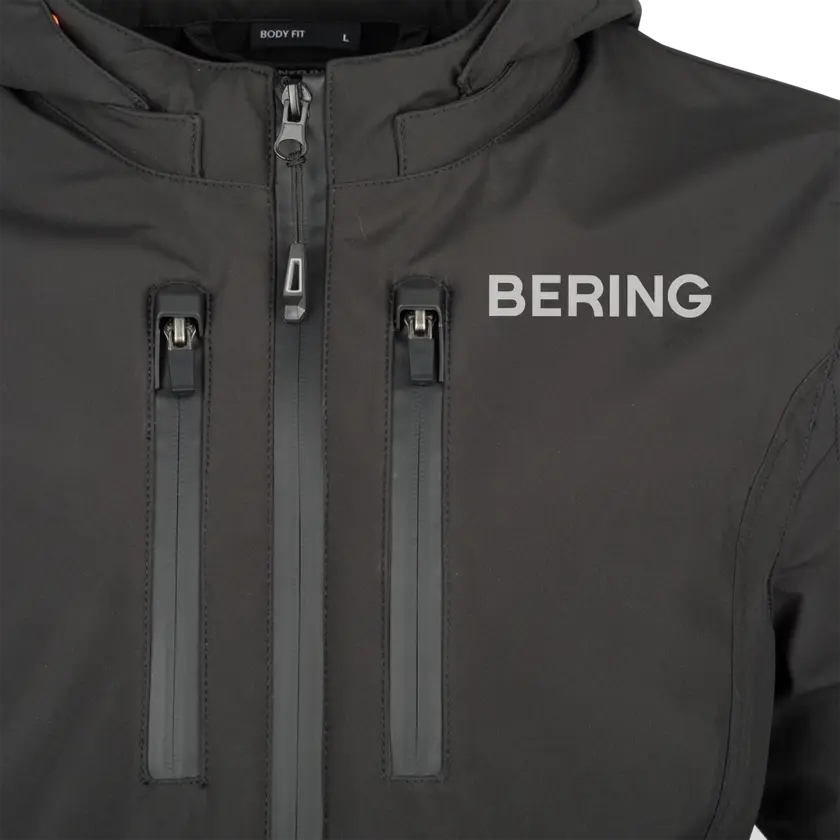 BERING motorcycle jacket KERBY summer man textile BTB1880 - Black