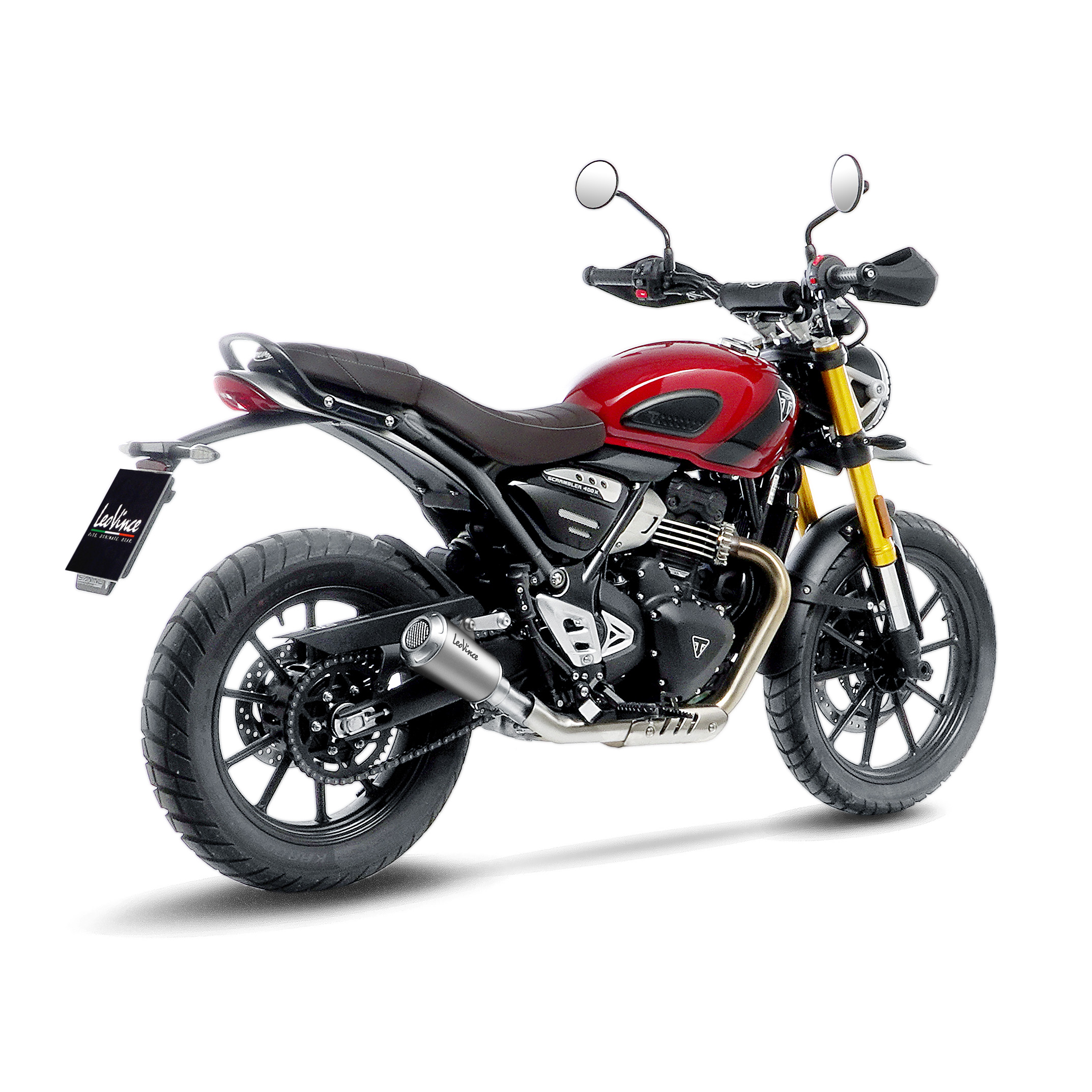 LEOVINCE TRIUMPH SPEED 400 / SCRAMBLER / 2024 2025 LV-10 INOX silencer ...